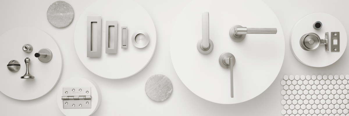 Brushed Nickel Door Hardware | Manovella Design