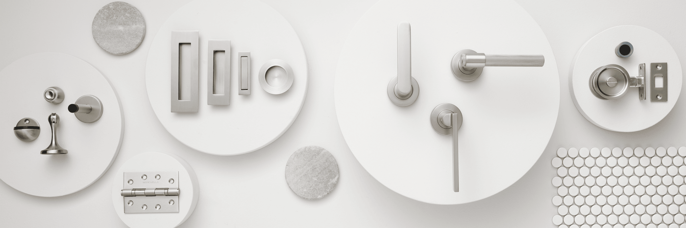 Brushed Nickel Door Hardware | Manovella Design