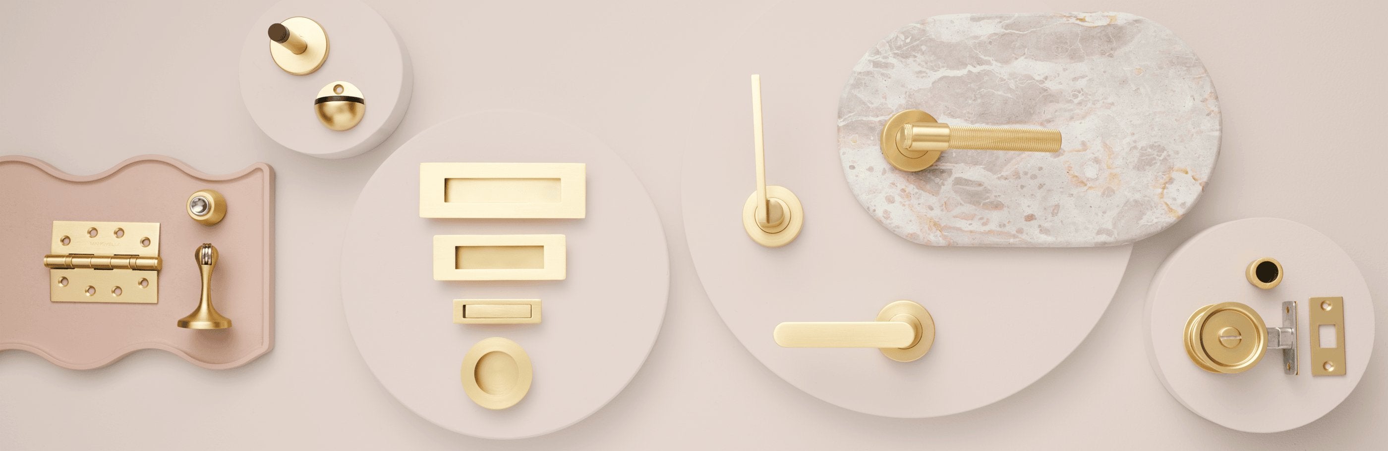 Satin Brass Door Hardware Online | Manovella