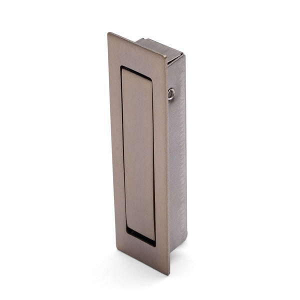 Aged Brass Concealed Sliding Door Edge Pull- Manovella