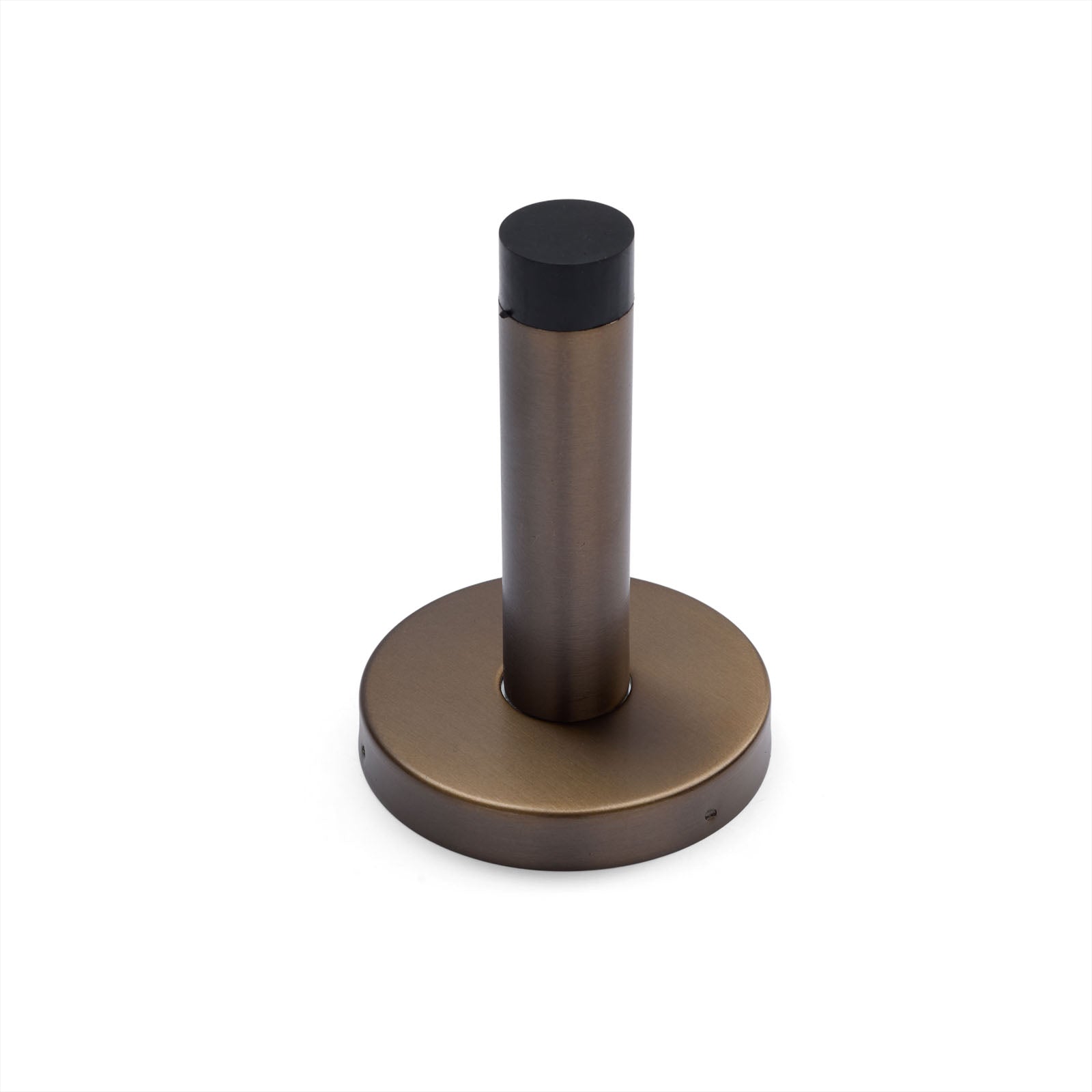Aged Brass Wall Mounted Straight Door Stop- Manovella