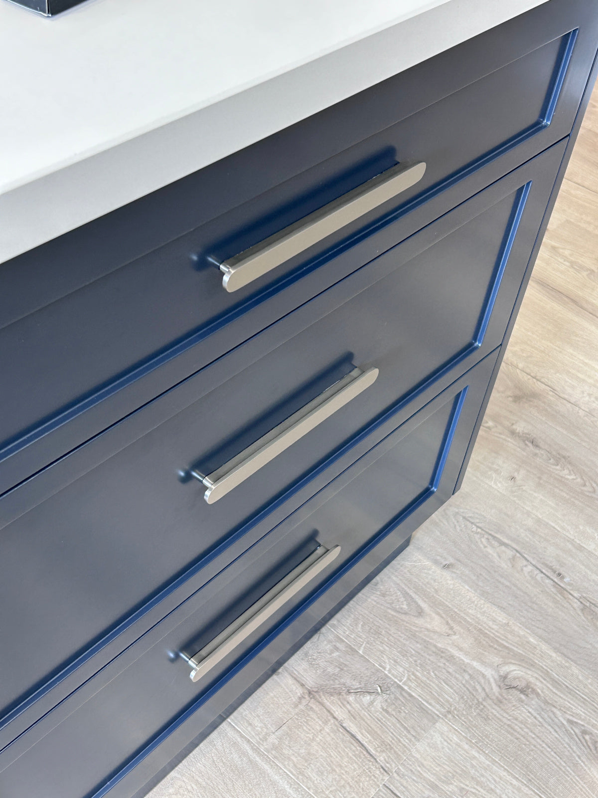 Imogen Brushed Nickel Oval Profile Cabinet Pull | Manovella