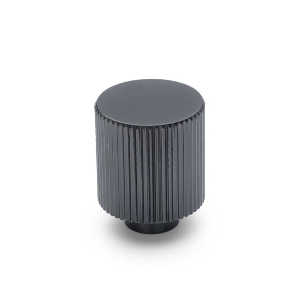 Gunmetal Fluted Knob - Rhea | Manovella