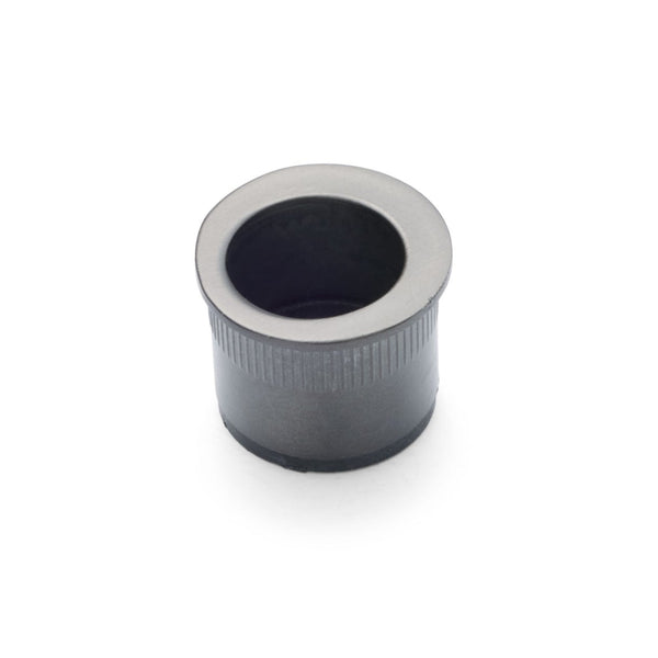 Gunmetal Round Sliding Door Finger Pull - Manovella