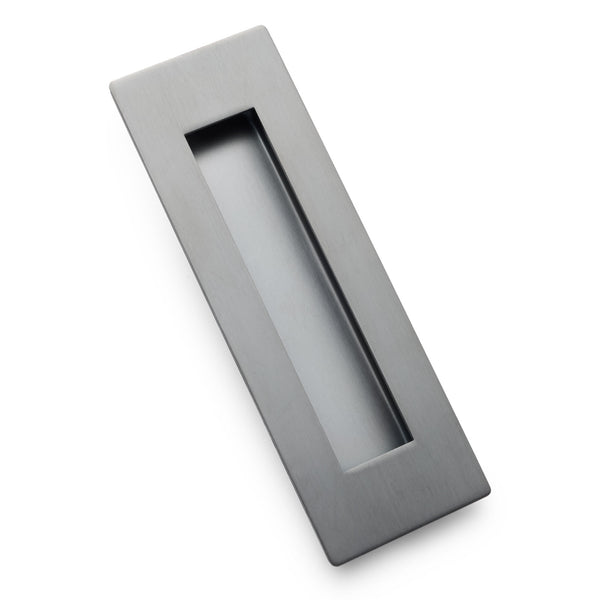 Gunmetal Sliding Door Flush Pull 150mm x 50mm | Manovella