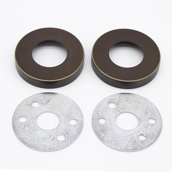 Aged Brass Large Rose Adaptor Kit - 65mm Diameter - Manovella