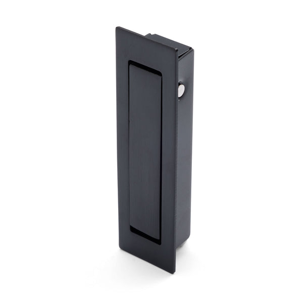 Matt Black Concealed Sliding Door Edge Pull - Manovella