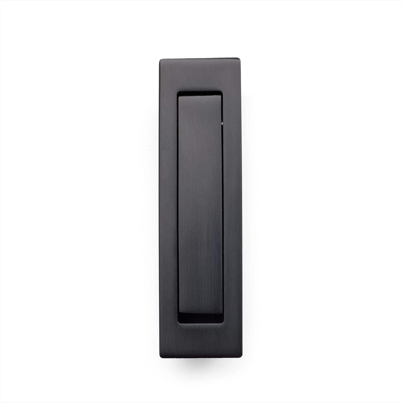Matt Black Concealed Sliding Door Edge Pull - Manovella