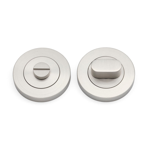Brushed Nickel Privacy Turn & Bolt- Manovella